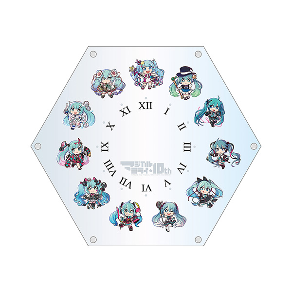Vocaloid Hatsune Miku Magical Mirai 10th Anniversary Acrylic Clock ...